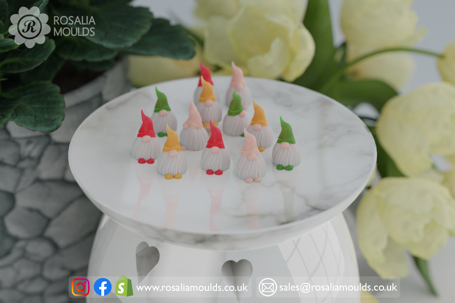 Mini 3D Gonks 12 Cavity Wax Melt Mould – Rosalia Moulds